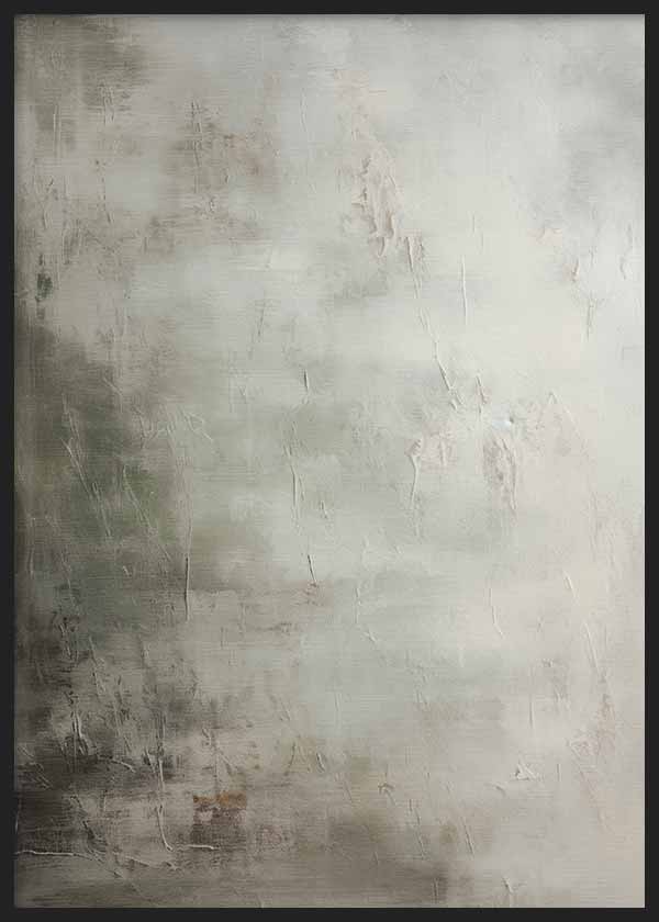 Cuadro de estilo abstracto y minimalista, textura en tonos verdosos II ...